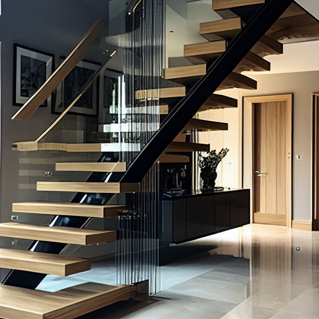 Portfolio – / 123 Greg Stairs / Cantilever Stairs / Central Spine Stairs